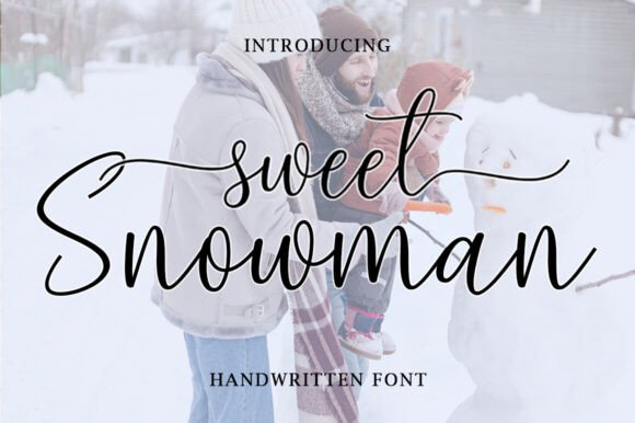Sweet Snowman Font Fonts Free Downloads