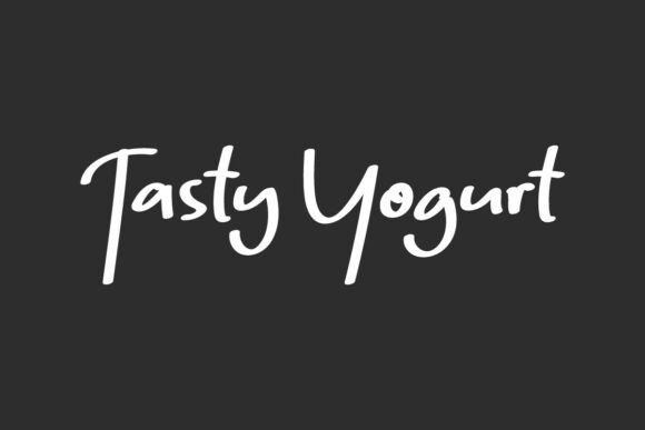 Tasty Yogurt Font Fonts Free Downloads