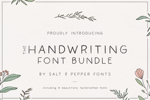 The Handwriting Bundle Font Fonts Free Downloads