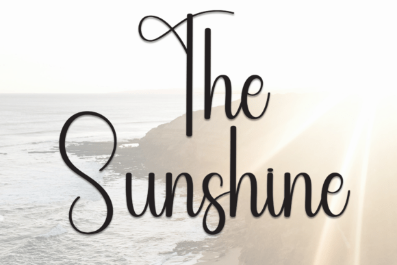 The Sunshine Font Fonts Free Downloads