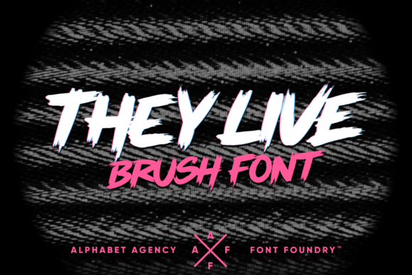 They Live Font Fonts Free Downloads