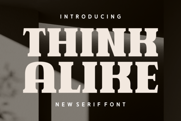 Think Alike Font Fonts Free Downloads