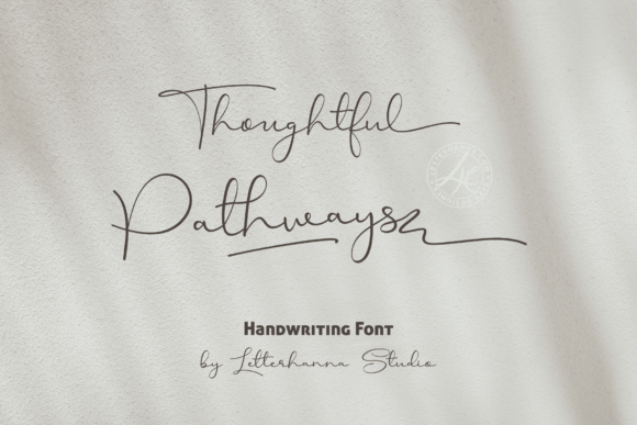 Thoughtful Pathways Font Fonts Free Downloads