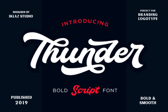 Thunder Script Font Fonts Free Downloads