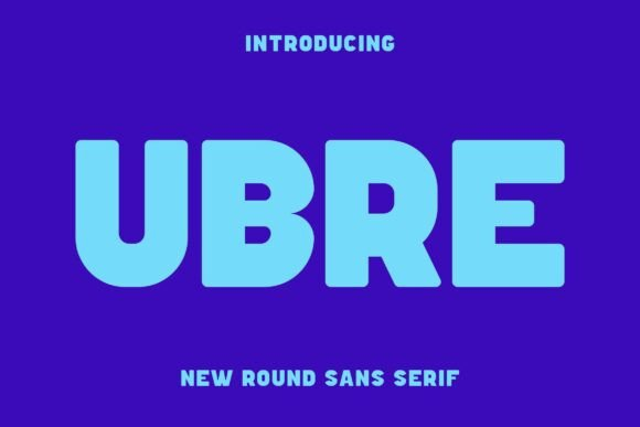 Ubre Font Fonts Free Downloads