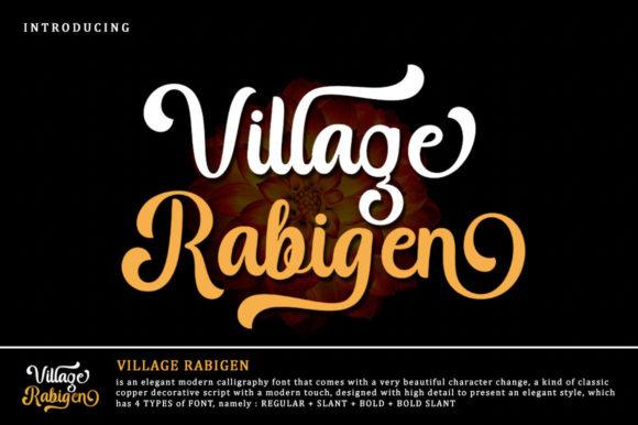 Village Rabigen Font Fonts Free Downloads