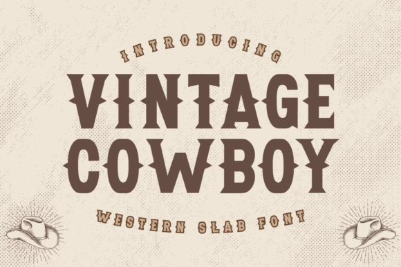 Vintage Cowboy Font Fonts Free Downloads