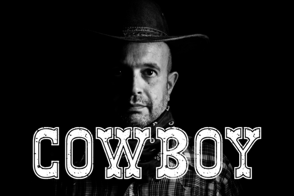 Vintage Cowboy Grunge Font Fonts Free Downloads