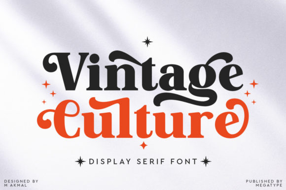 Vintage Culture Font Fonts Free Downloads