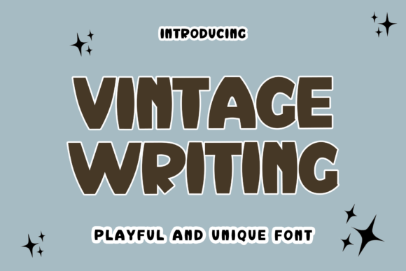 Vintage Writing Font Fonts Free Downloads