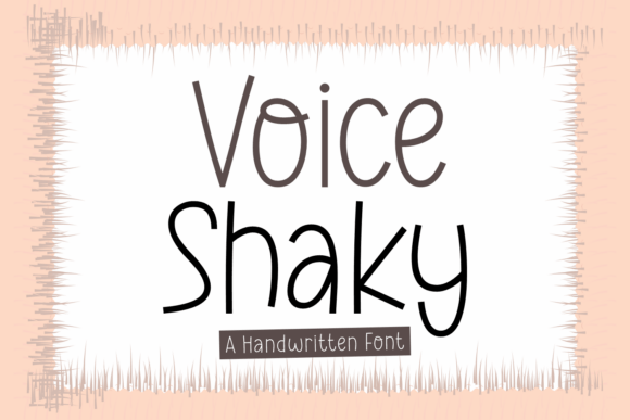 Voice Shaky Font Fonts Free Downloads