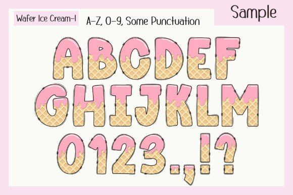 Wafer Ice Cream Font Fonts Free Downloads