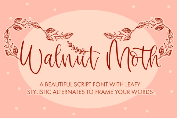 Walnut Moth Font Fonts Free Downloads