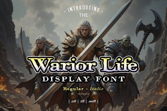 Warrior Life Font Fonts Free Downloads