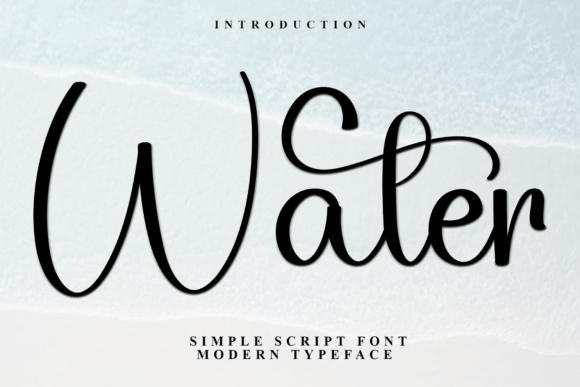 Water Font Fonts Free Downloads
