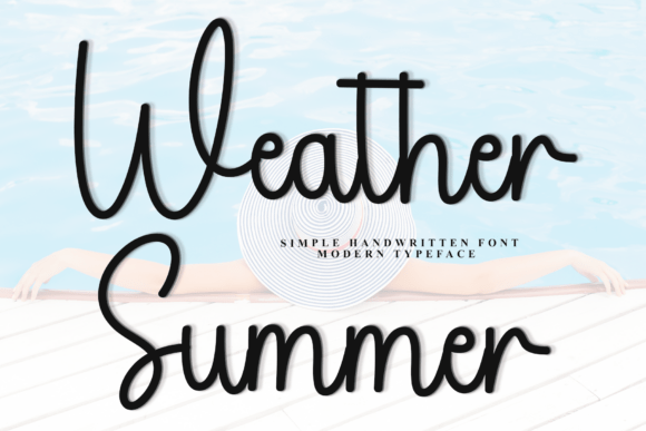 Weather Summer Font Fonts Free Downloads