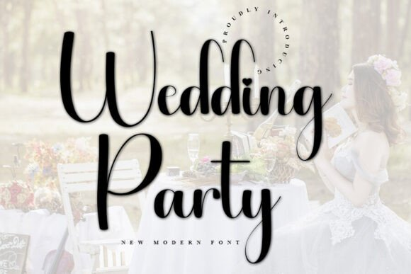 Wedding Party Font Fonts Free Downloads