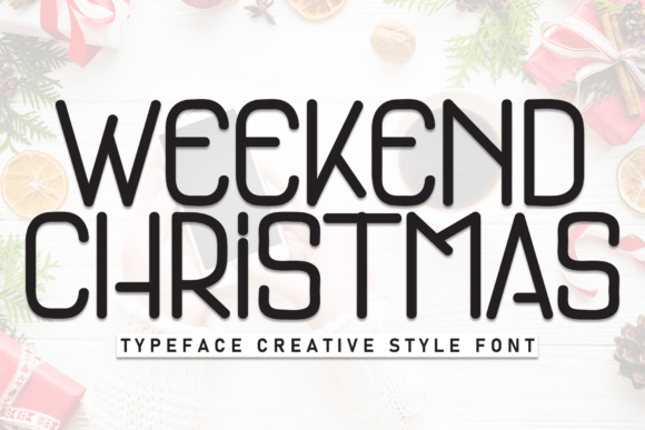 Weekend Christmas Font Fonts Free Downloads