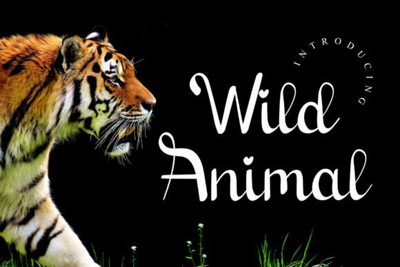 Wild Animal Font Fonts Free Downloads