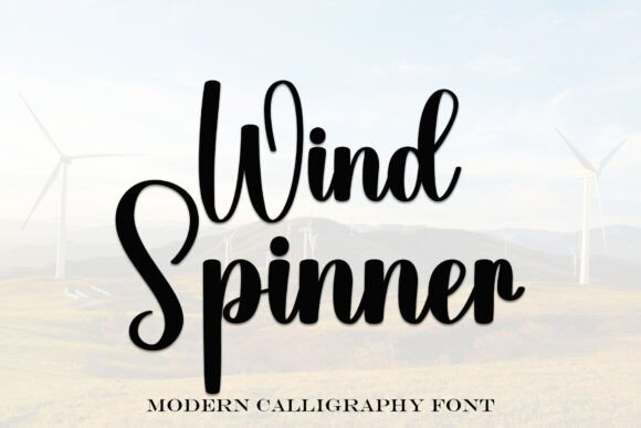 Wind Spinner Font Fonts Free Downloads