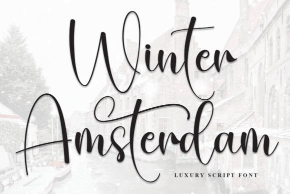 Winter Amsterdam Font Fonts Free Downloads