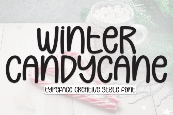 Winter Candycane Font Fonts Free Downloads