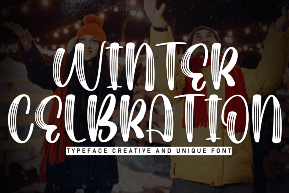 Winter Celebration Font Fonts Free Downloads