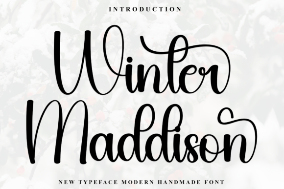 Winter Maddison Font Fonts Free Downloads