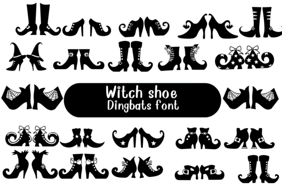 Witch Shoe Font Fonts Free Downloads