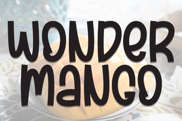 Wonder Mango Font Fonts Free Downloads