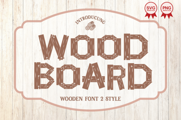 Wood Board Font Fonts Free Downloads