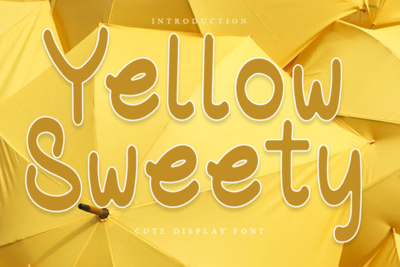 Yellow Sweety Font Fonts Free Downloads