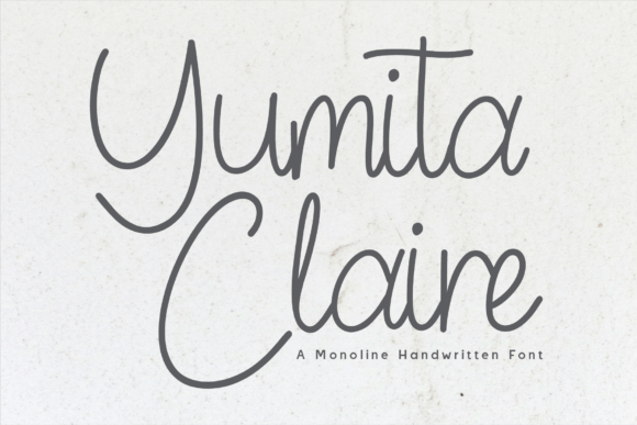 Yumita Claire Font Fonts Free Downloads