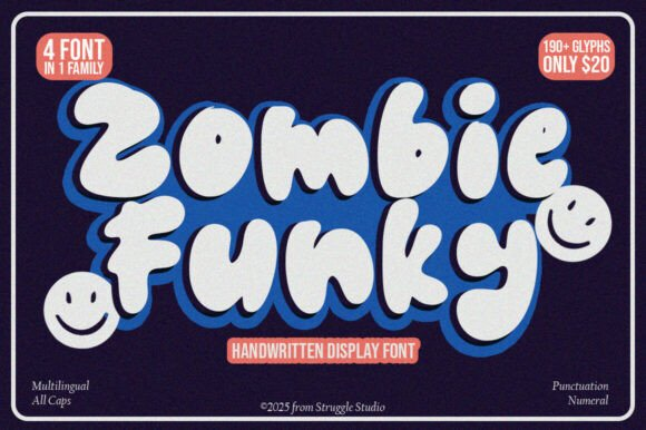 Zombie Funky Font Fonts Free Downloads